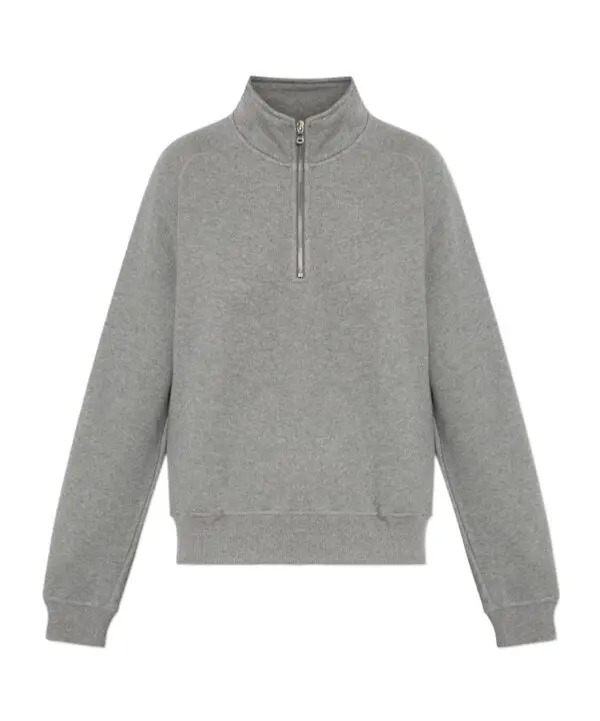 BY MALENE BIRGER Lipa Half-zip Sweatshirt - Grey