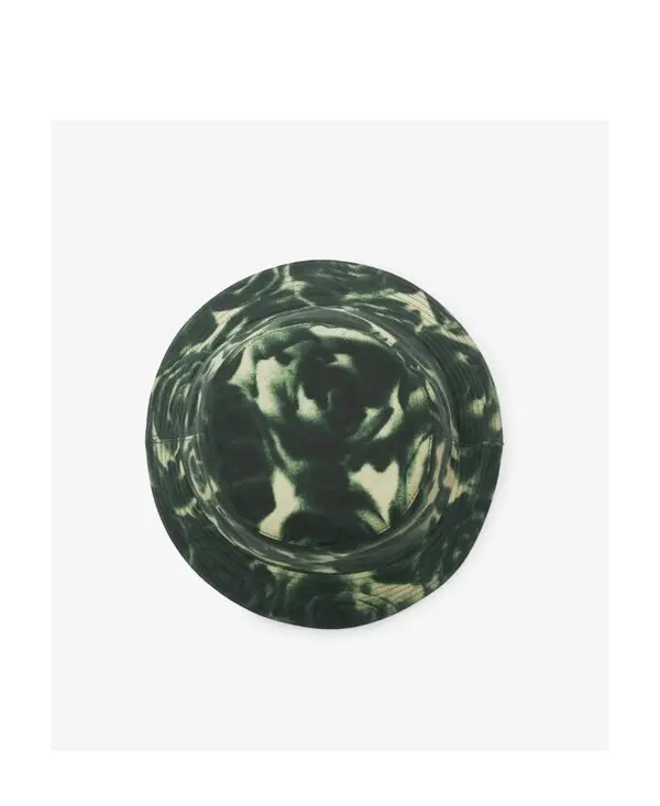 Burberry Floral Pattern Wax Bucket Hat