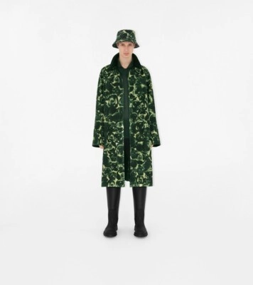 Burberry Floral Pattern Wax Bucket Hat