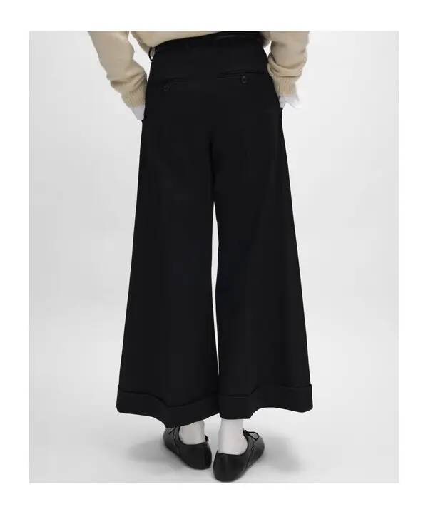 Celine Lambskin Lace-up Ballet Flats - Black