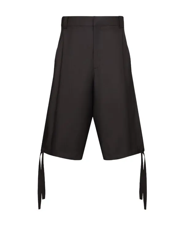 Dior Wide-leg Bermuda Shorts - Black