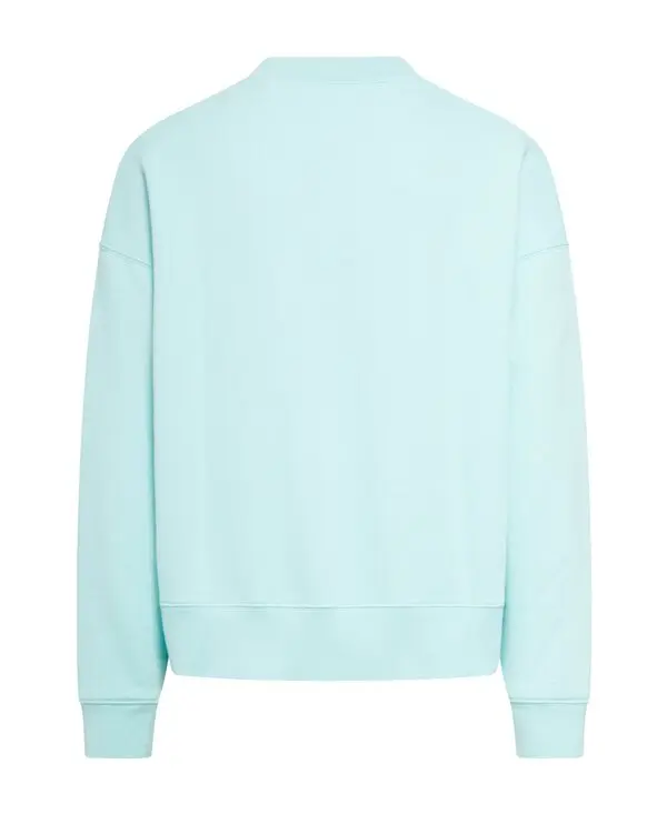 Palm Angels Broken Shark Crewneck Sweatshirt - Blue