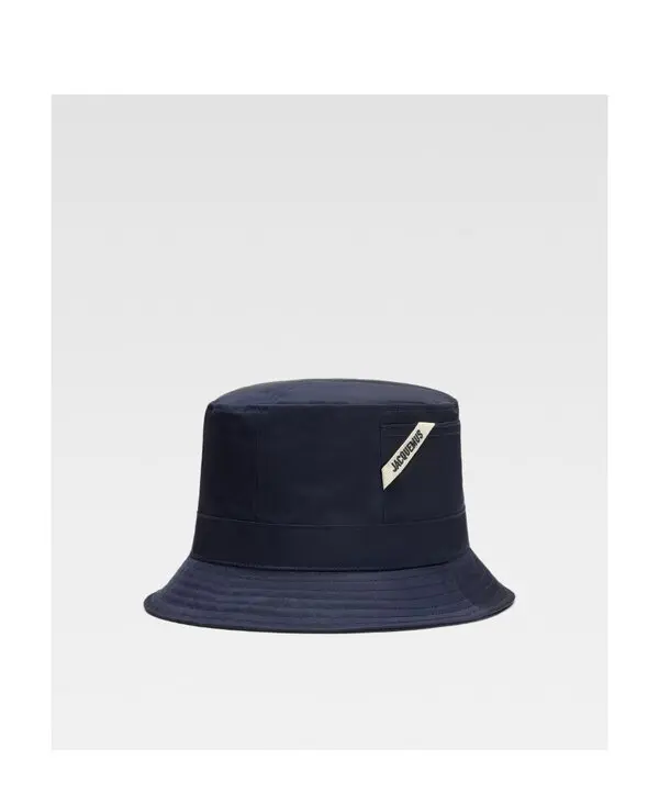 Jacquemus Le Bob Ovalie Bucket Hat - Black