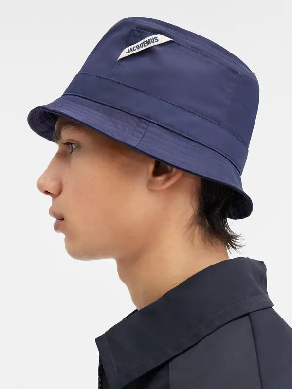 Jacquemus Le Bob Ovalie Bucket Hat - Black