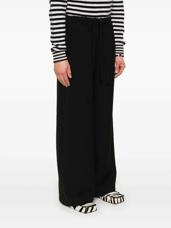 Marni Straight-leg Drawstring Trousers - Black