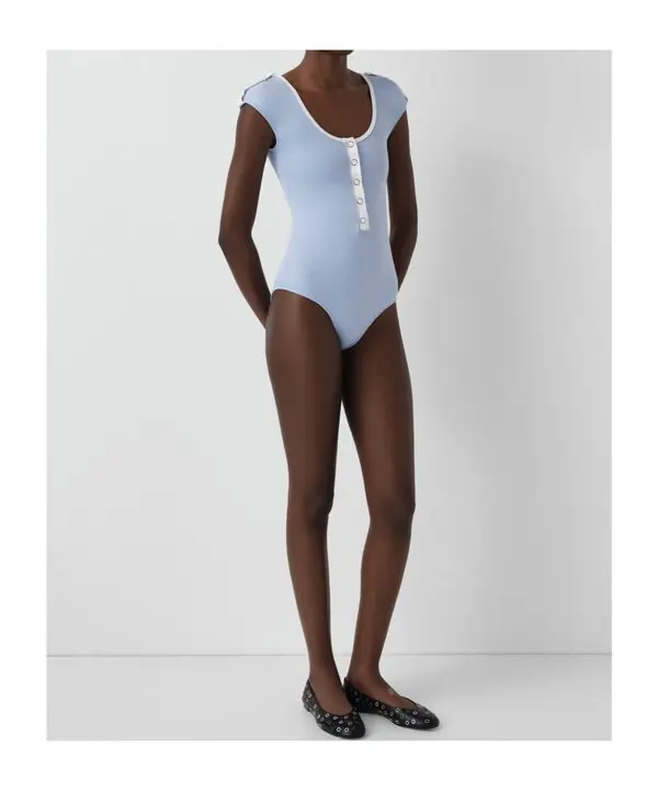 Gimaguas Ale Buttoned One-piece Swimsuit