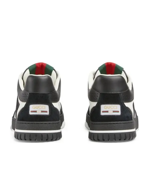 Gucci Gg Re-web Sneakers - Black