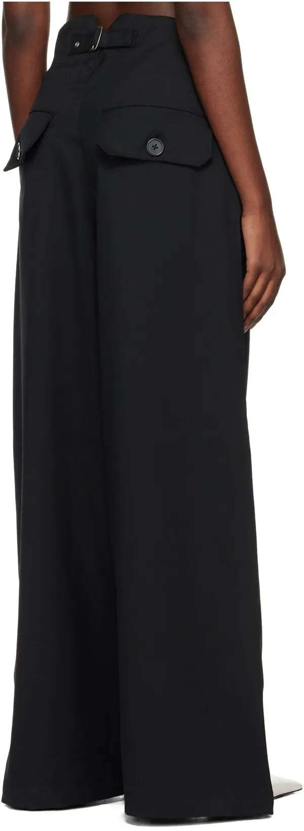 ENTIRE STUDIOS Pleated Wide-leg Trousers