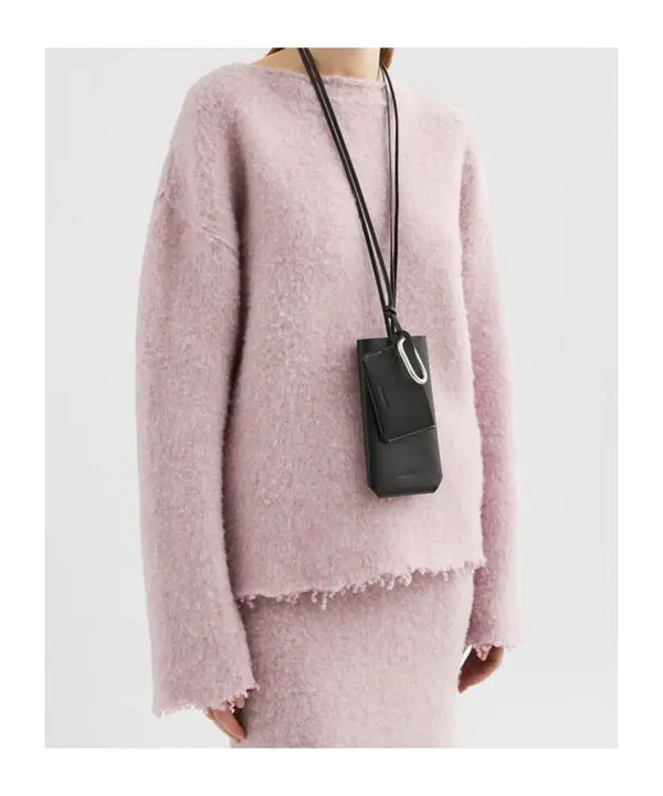 JIL SANDER Brushed Wool Sweater - Twilight