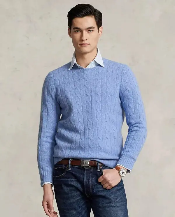 Polo Ralph Lauren Crewneck Knitted Jumper - Blue