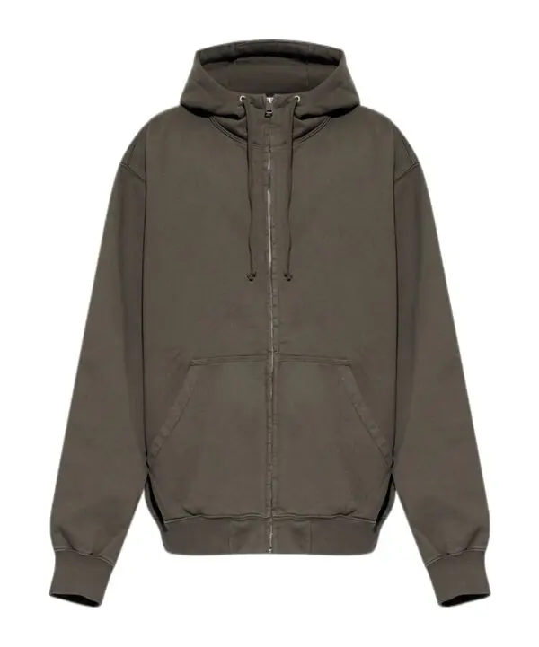 MAISON MARGIELA Numeric Drawstring Hoodie - Brown