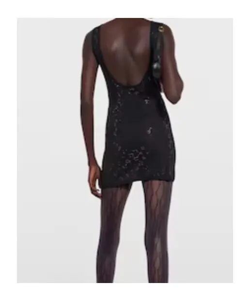 Gucci Gg Embellished Embroidered Dress
