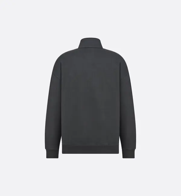 Dior Half Zip Detailed Sweatshirt - No