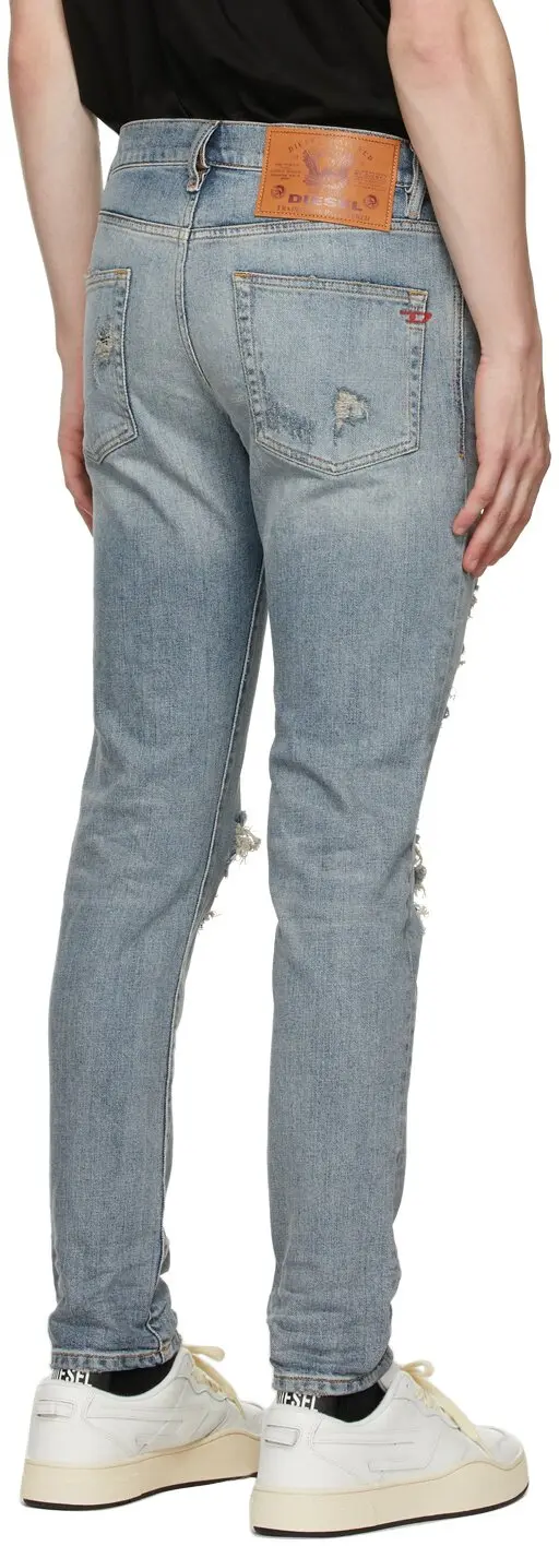 DIESEL® Distressed Straight-leg Jeans