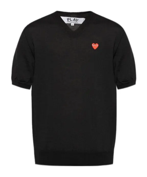 Play Comme Des Garcon Short-sleeve T-shirt - Black