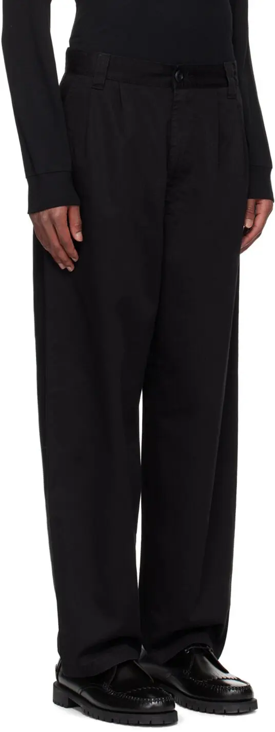 Carhartt Wip Tapered-leg Trousers - Black