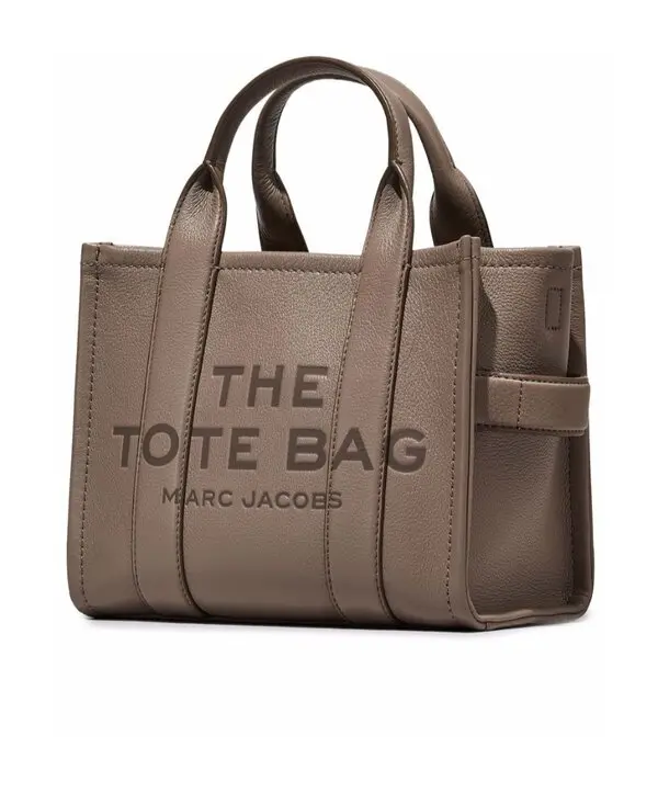Marc Jacobs Logo Embossed Medium Tote Bag - Brown