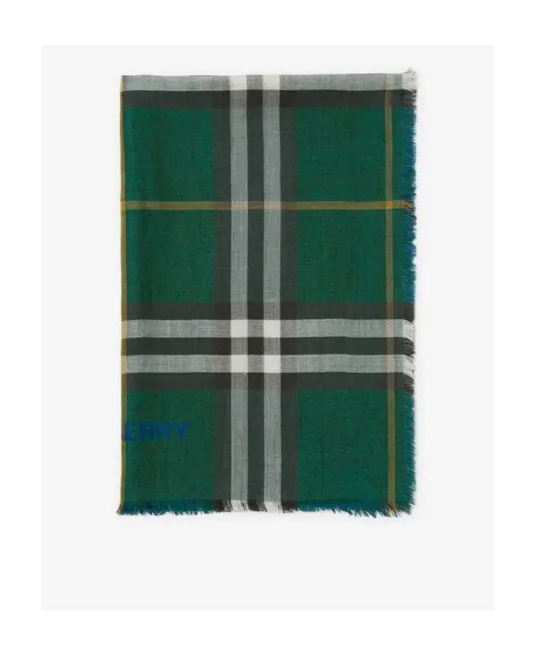 Burberry Vintage-check Frayed-edge Scarf