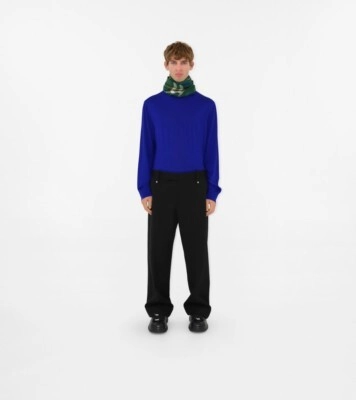 Burberry Vintage-check Frayed-edge Scarf - Green