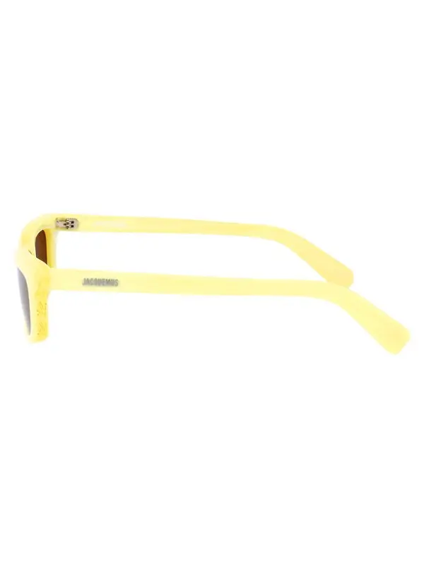 Jacquemus Rectangle Frame Sunglasses - Brown