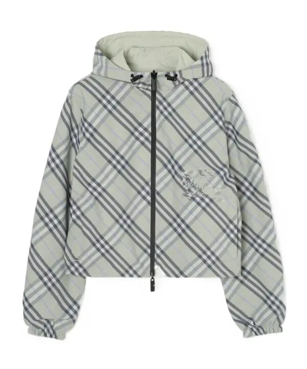 Burberry Reversible Hooded Jacket With Check Print - Haimolv