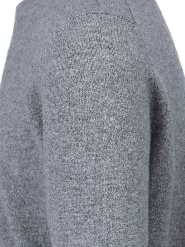 Zegna Crewneck Ribbed Jumper - Grey