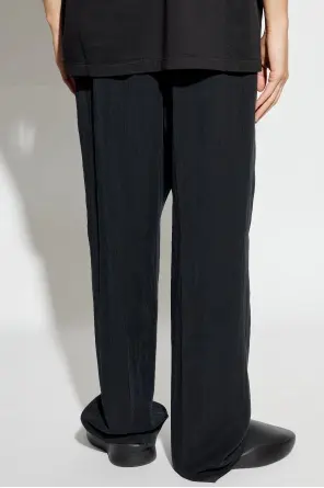 Fear Of God Pleated-front Drawstring Trousers - Black