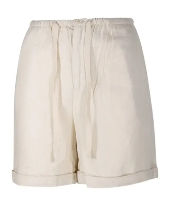 BY MALENE BIRGER Josea Slub-texture Shorts - White