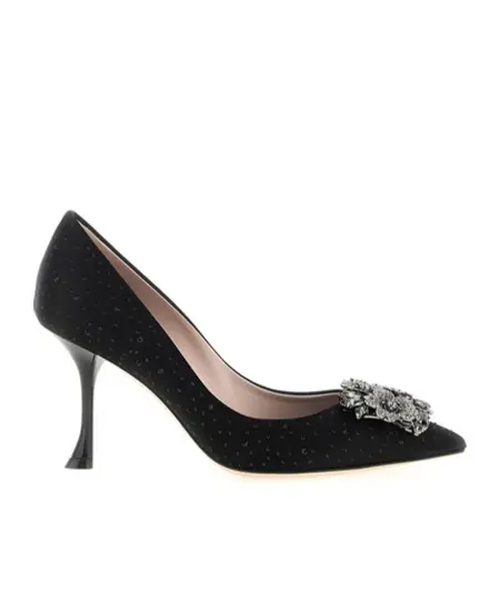 ROGER VIVIER Embellished Pointed-toe Pumps