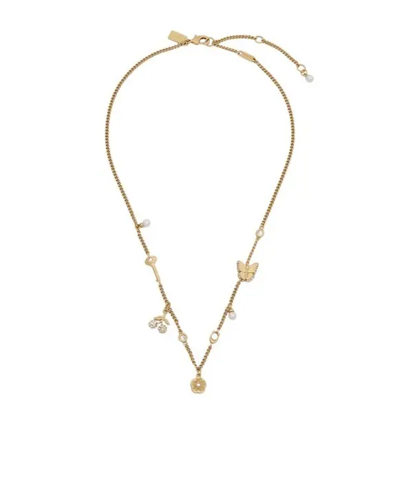 COACH Embellished Necklace - Yellow