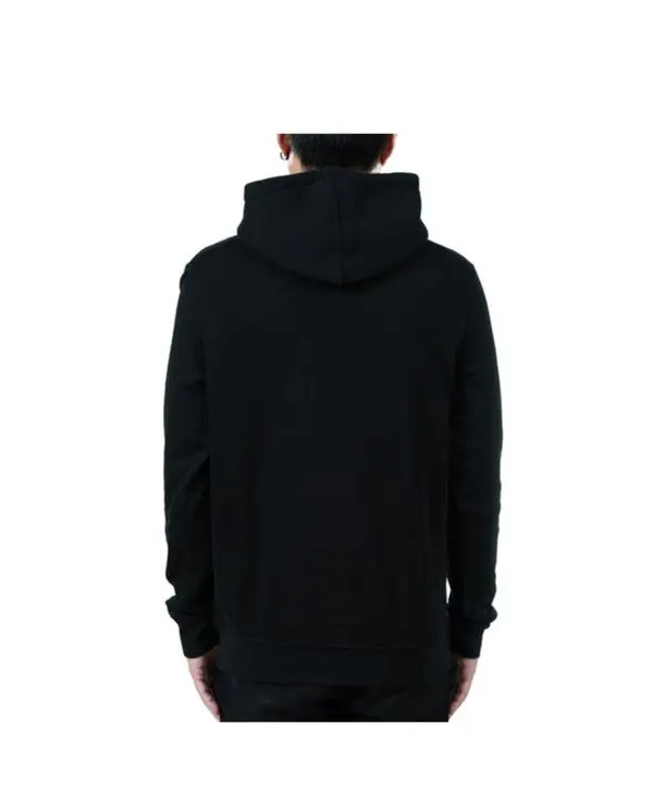 MARCELO BURLON COUNTY OF MILAN Logo Printed Hooded Sweater - Black