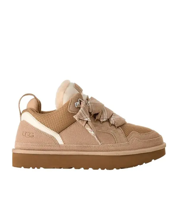 UGG Lowmel Shearling Low-top Sneakers - Sand