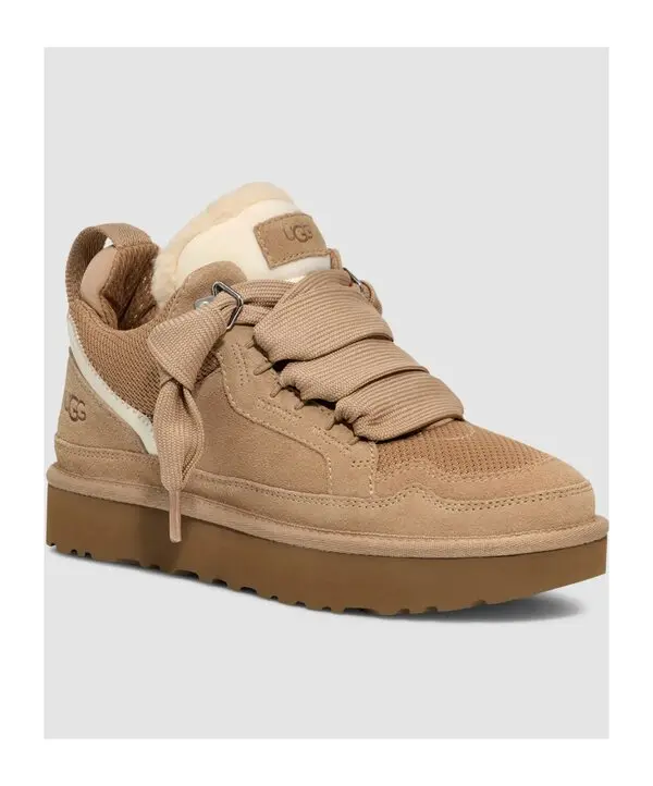 UGG Lowmel Shearling Low-top Sneakers - Sand