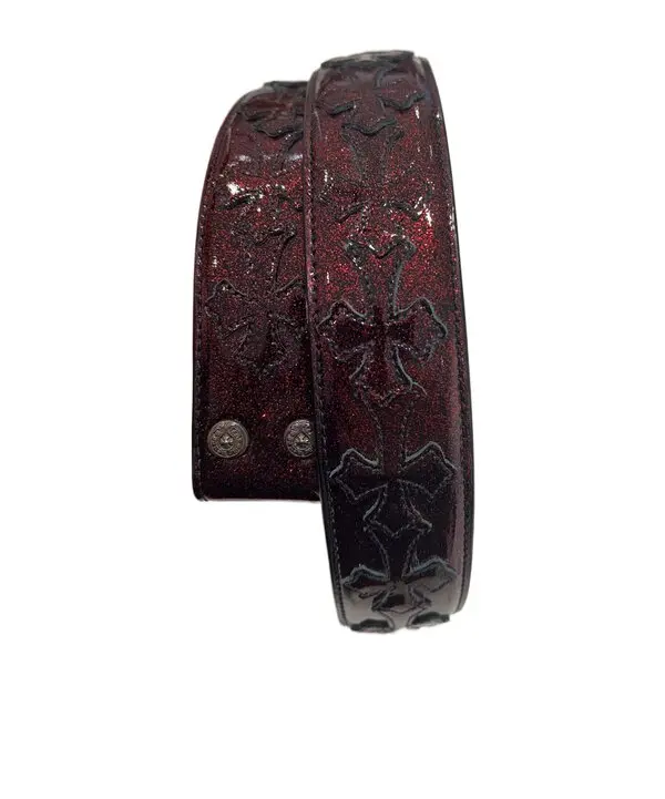 Chrome Hearts Printed Starry Sky Belt - Black