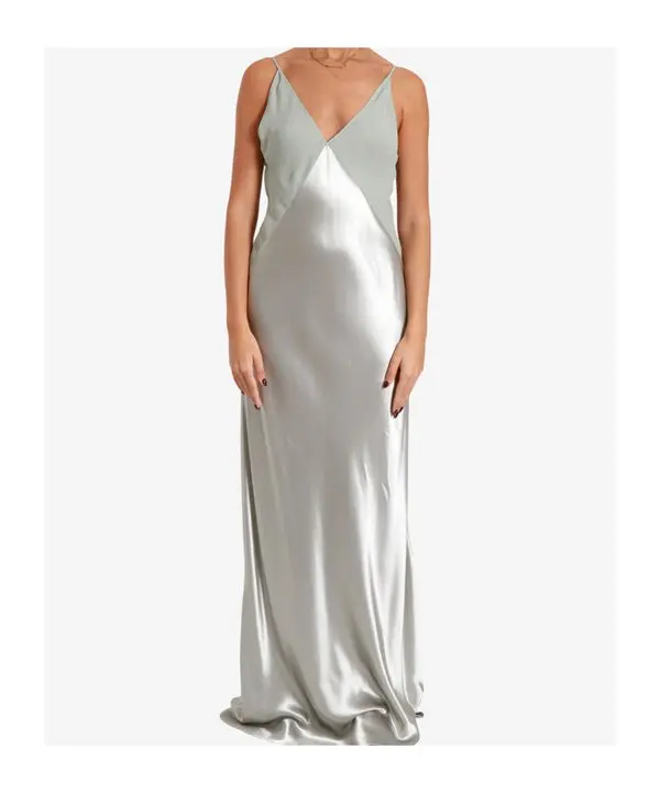 Alberta Ferretti Maxi Slip Dress