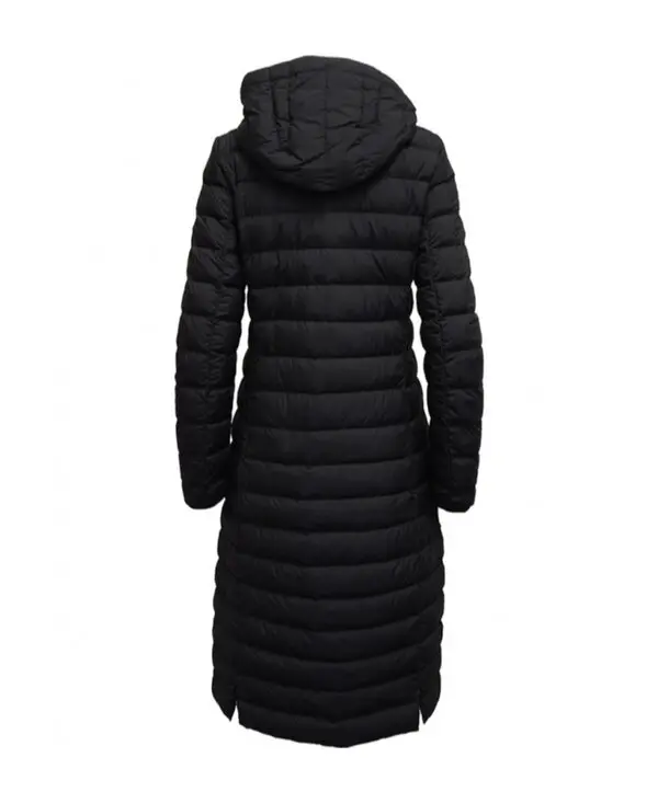 PARAJUMPERS Long Down Jacket With Hood And Buckle Closure