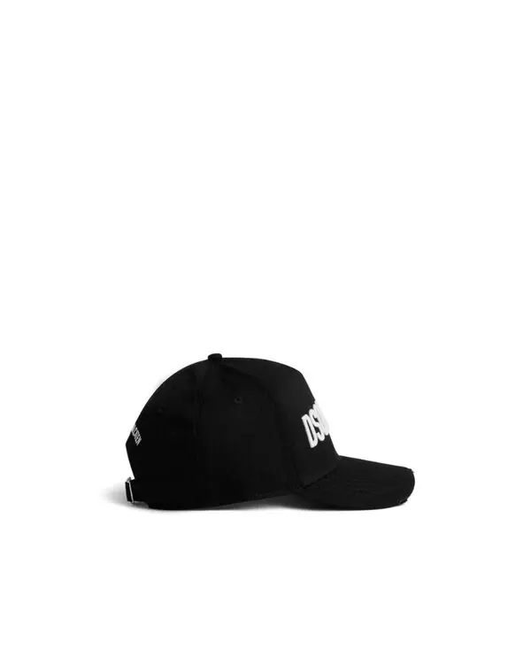 Dsquared2 Logo Embroidered Baseball Cap - Black