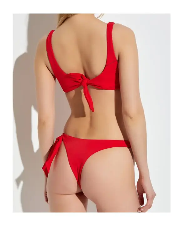 Attico The Logo Printed Bikini