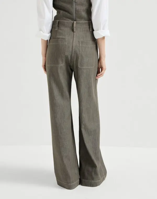 Brunello Cucinelli Wide-leg Pleated Trousers - Green