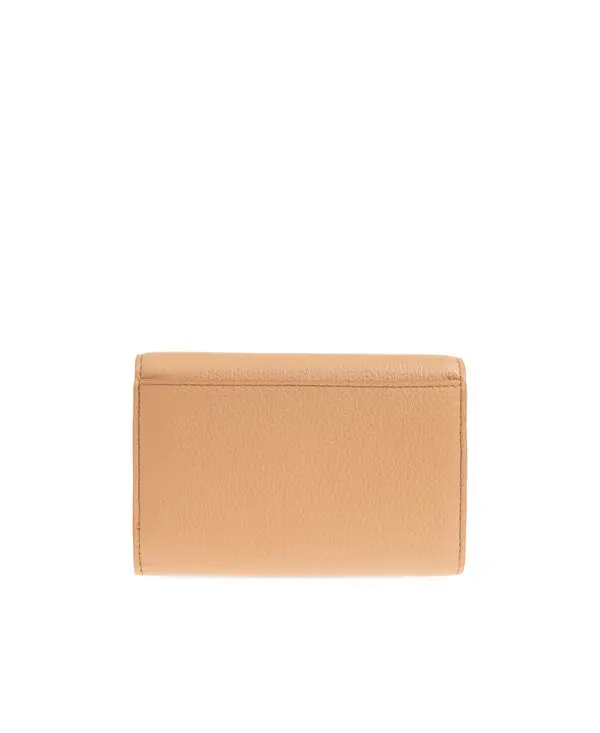 Chloé Marcie Tri-fold Wallet - Nude