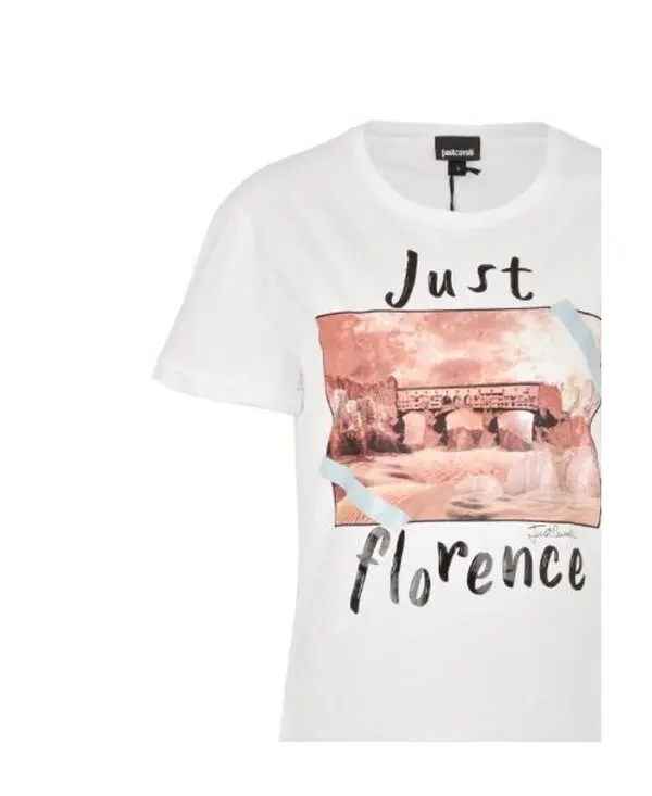 Just Cavalli Short Sleeve Printed T-shirt