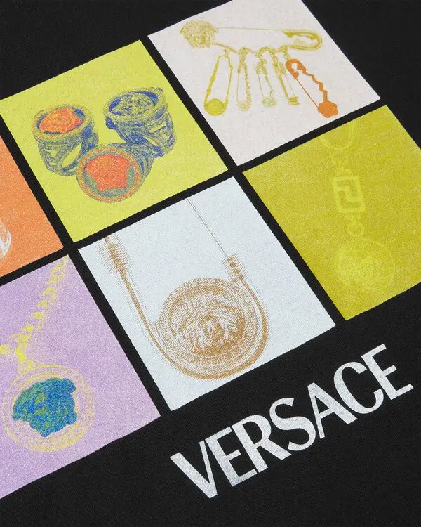 Versace Graphic-printed Crewneck T-shirt
