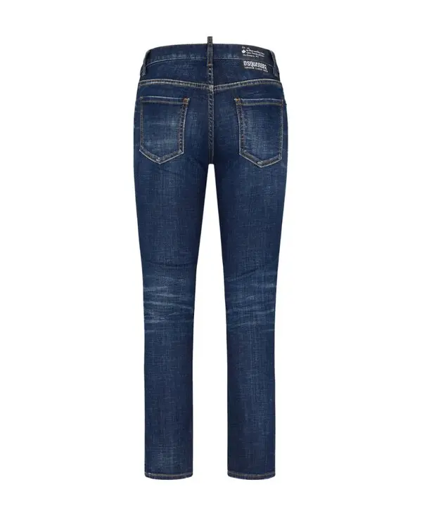 Dsquared2 Low Rise Skinny Fit Jeans - Blue