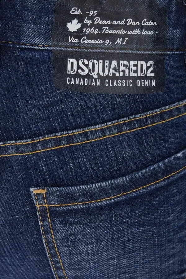 Dsquared2 Low Rise Skinny Fit Jeans - Blue