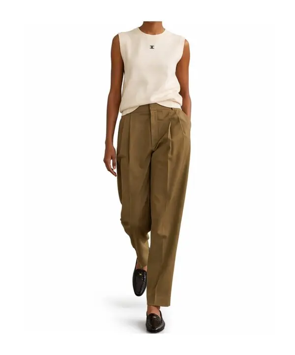Celine Montauk Trousers In Wool