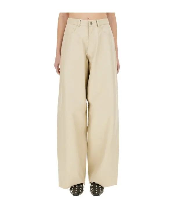 HAIKURE Bethany Wide-leg Jeans - Nude