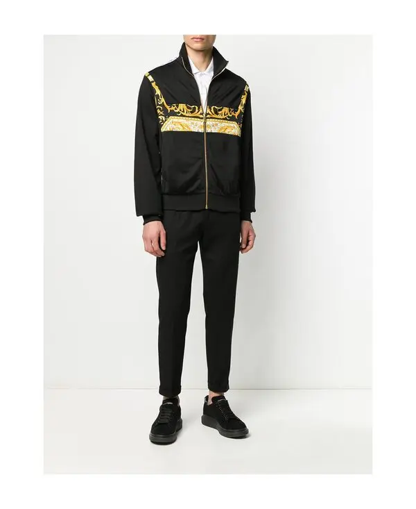 Versace Barocco Logo Print Track Jacket