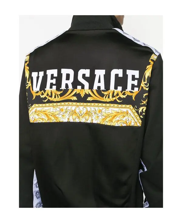 Versace Barocco Logo Print Track Jacket
