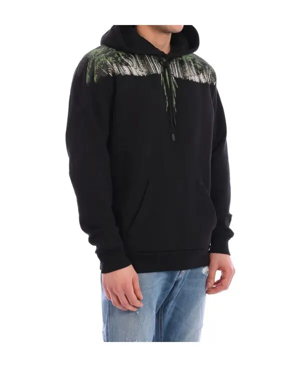 MARCELO BURLON COUNTY OF MILAN Wing Printed Hooded Sweater