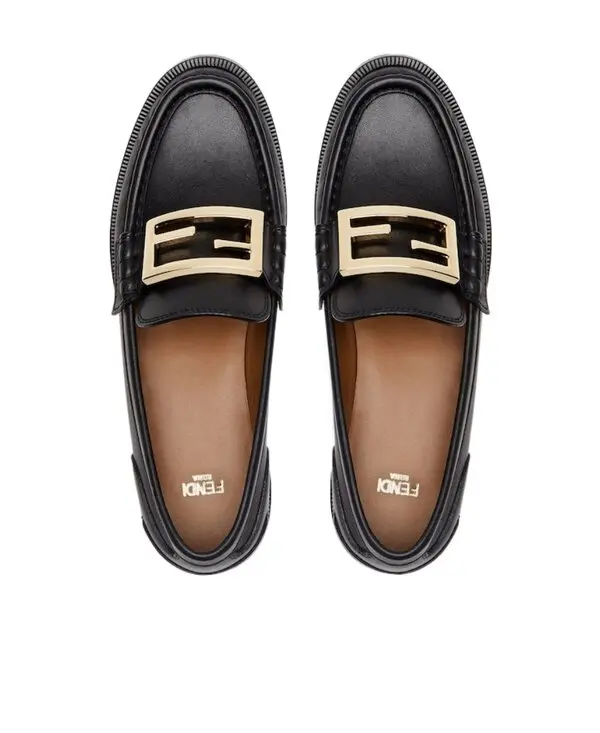 Fendi Baguette Slip-on Loafers